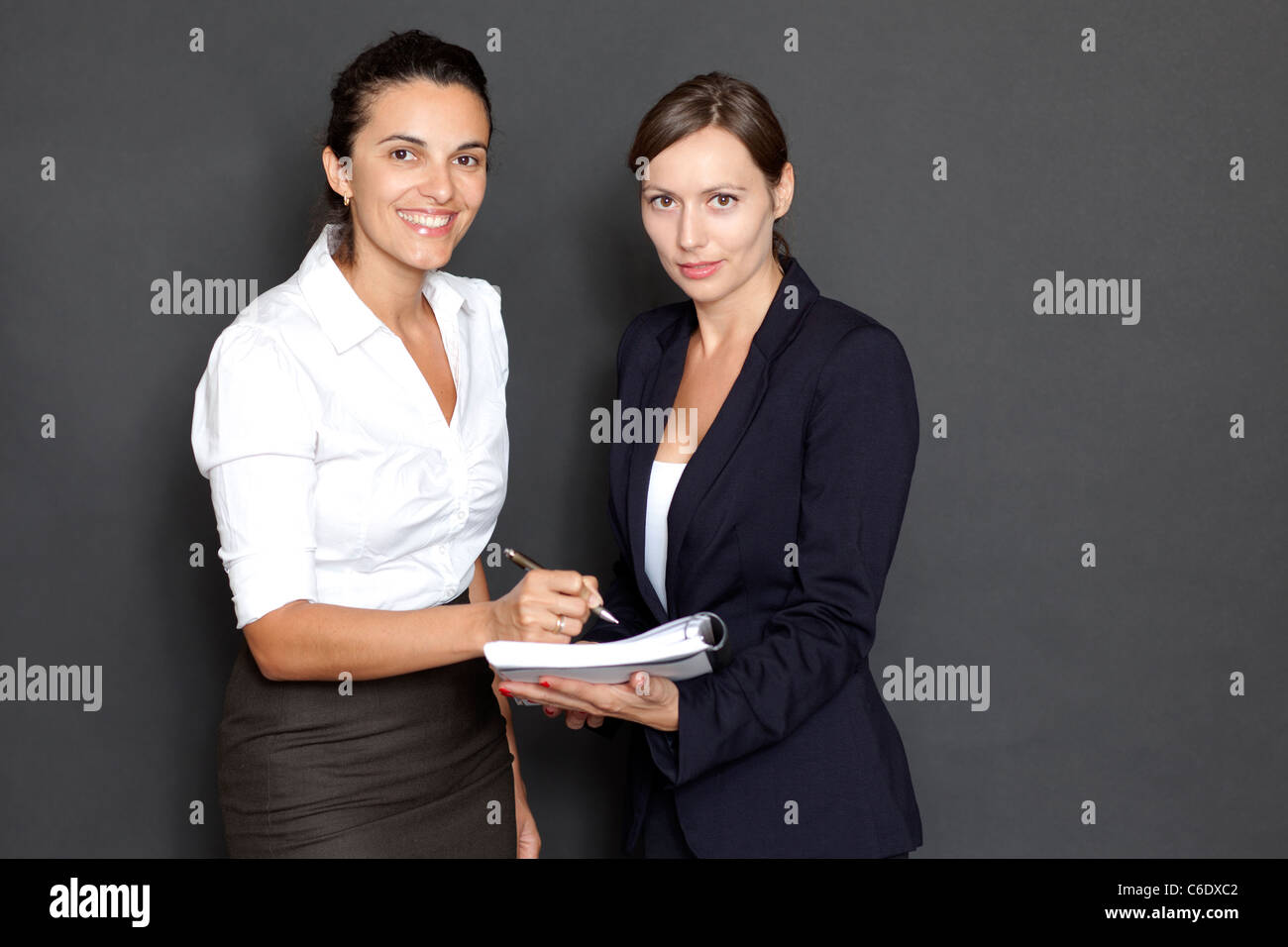 Checking the files Stock Photo - Alamy
