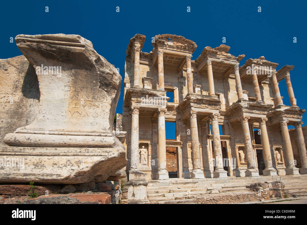 Turkey, Ephesus, Celsus Library Stock Photo - Alamy