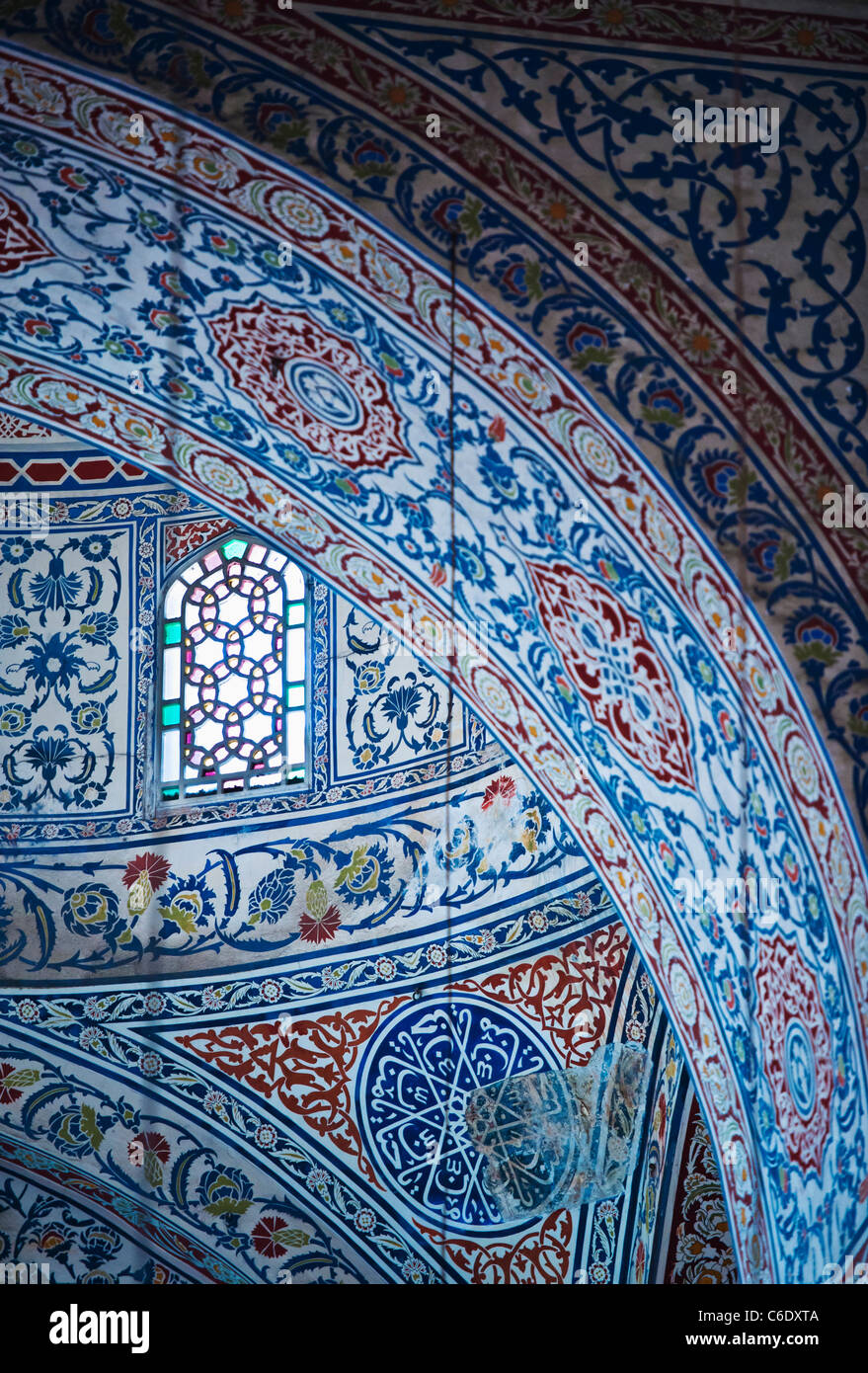 Turkey, Istanbul, Blue Mosque interior Stock Photo - Alamy
