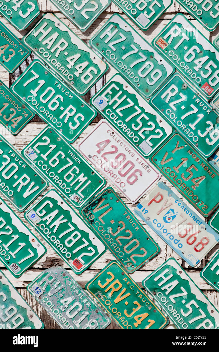 Colorado license plate hi-res stock photography and images - Alamy