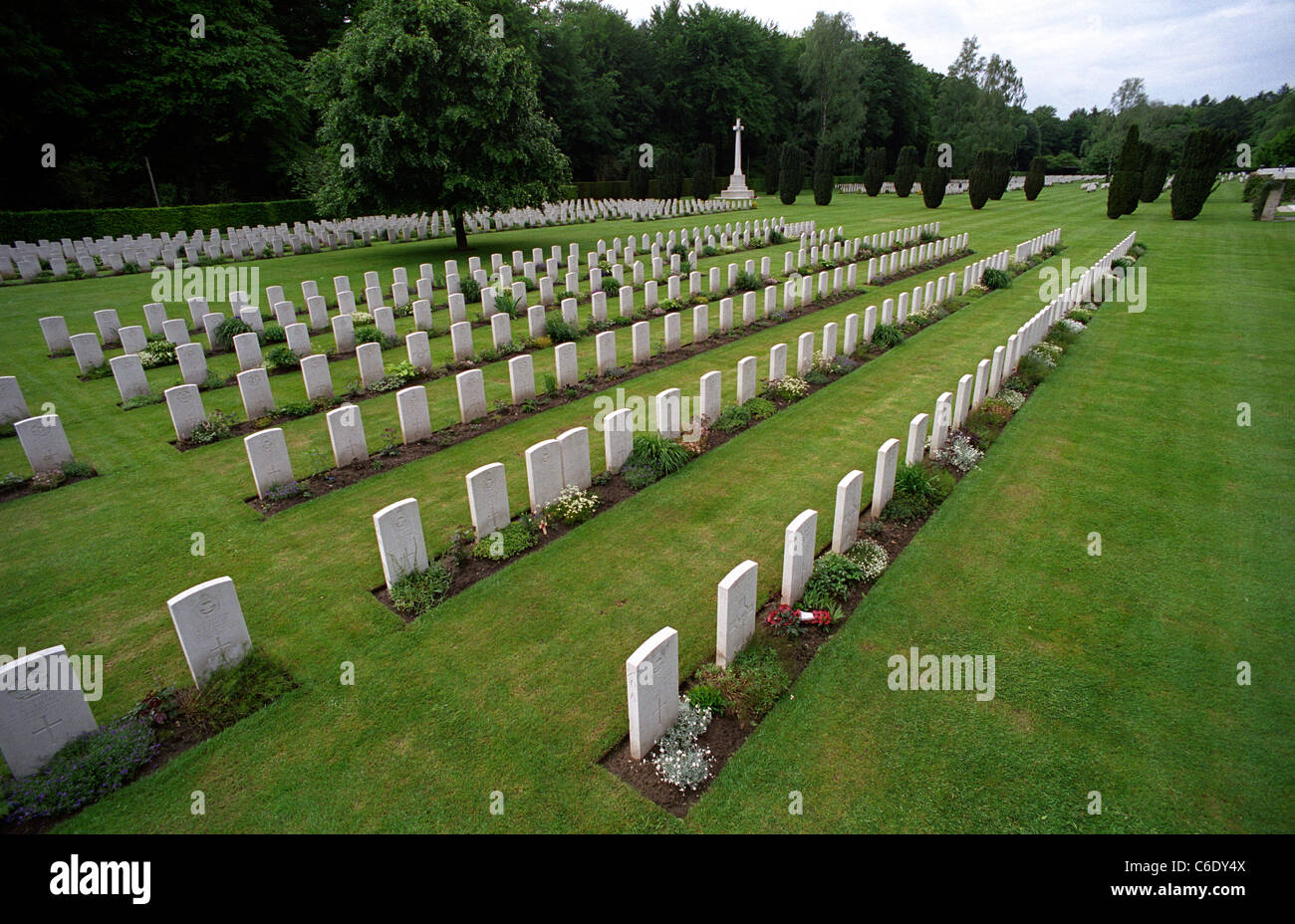 Reichswald Forest War Cemetery,Kleve in west Germany near the Dutch ...