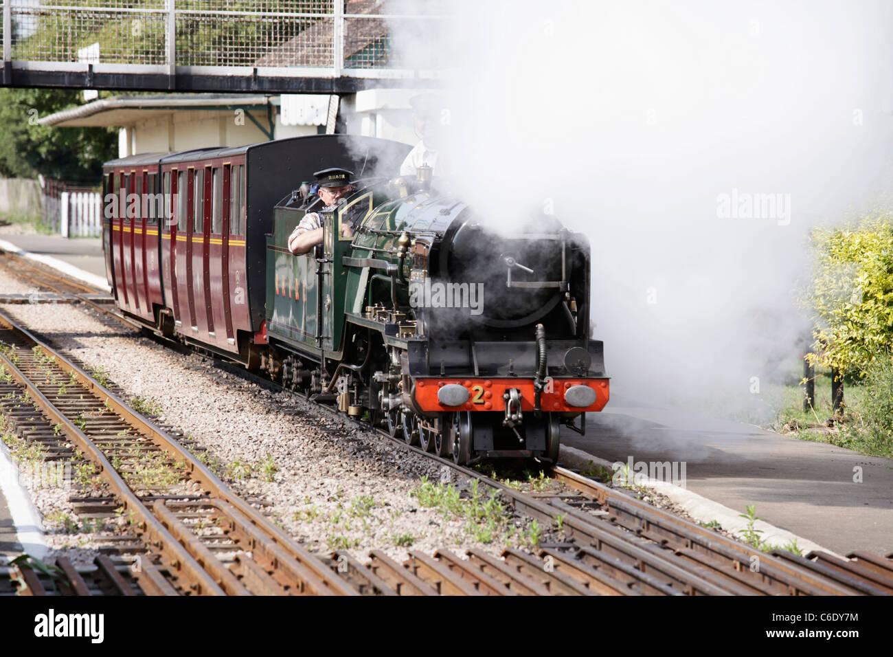 Hythe Dymchurch Railway Steam Train High Resolution Stock Photography ...