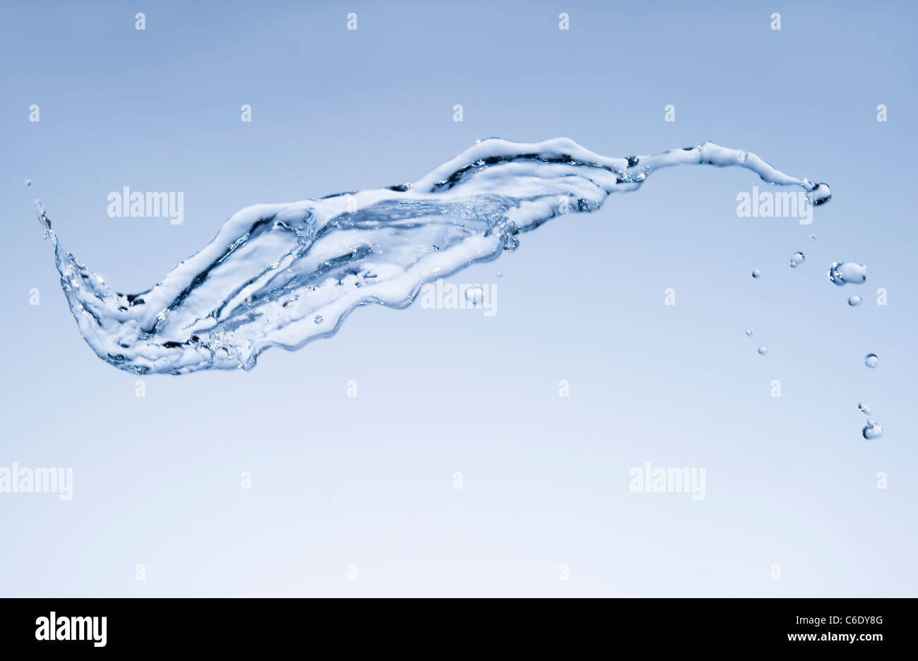 Water splashing on white background Stock Photo - Alamy