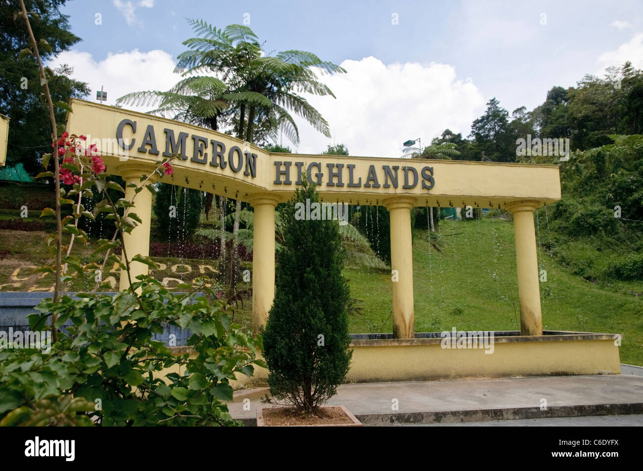 Lettering, Cameron Highlands, Malaysia, Southeast Asia, Asia Stock ...
