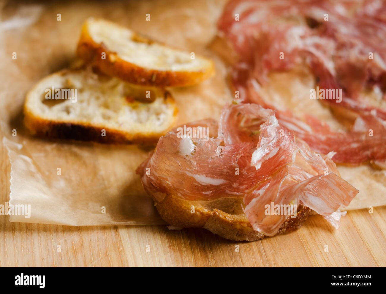 Ham and bread hi-res stock photography and images - Alamy