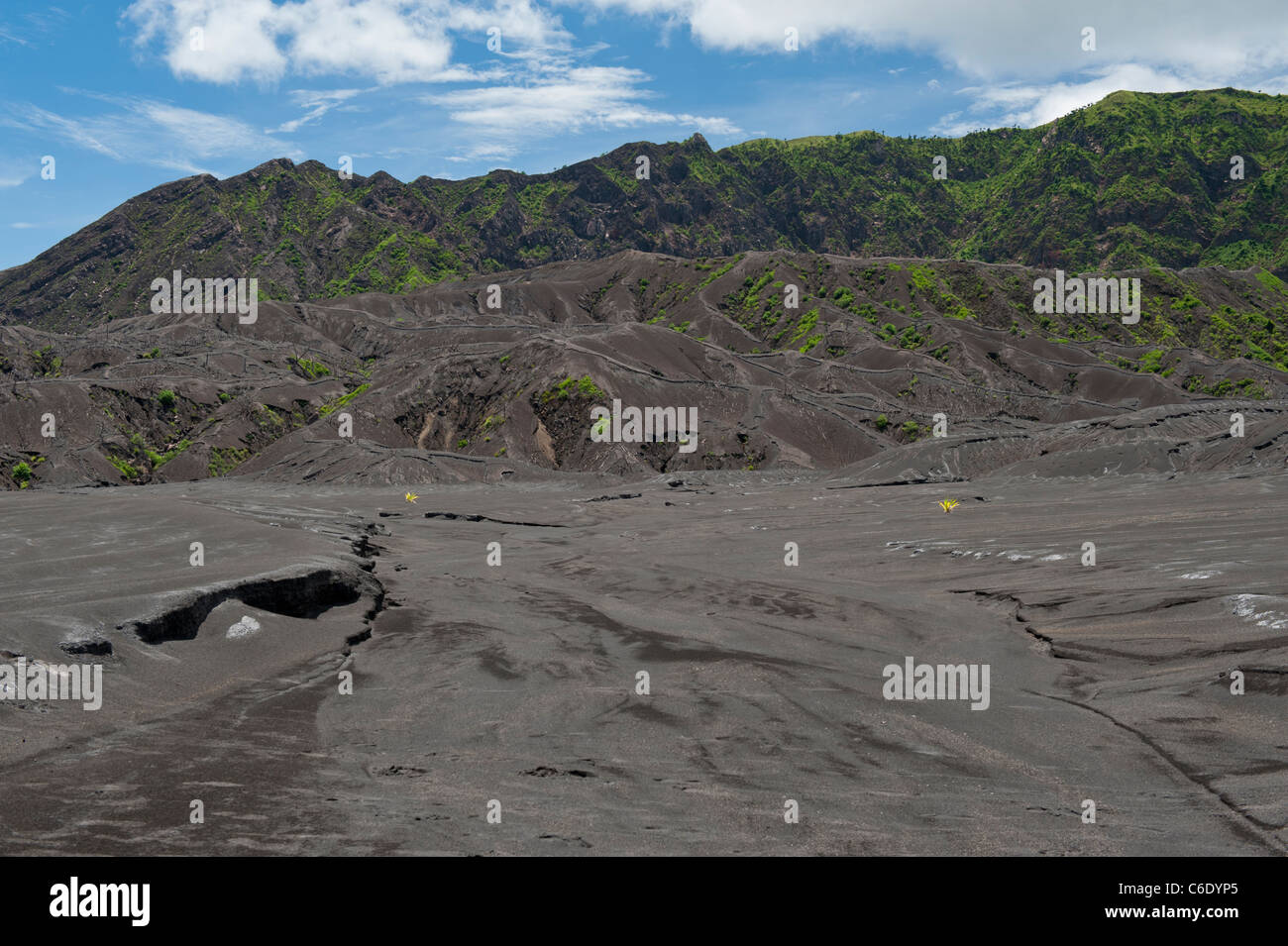 Ash, Volcanic Rock and Lava Flow that has completely covered Rabaul ...