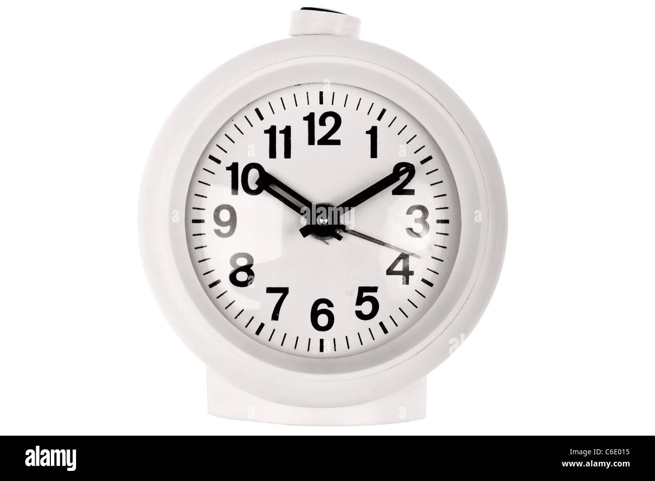 object on white - tool clock close up Stock Photo - Alamy