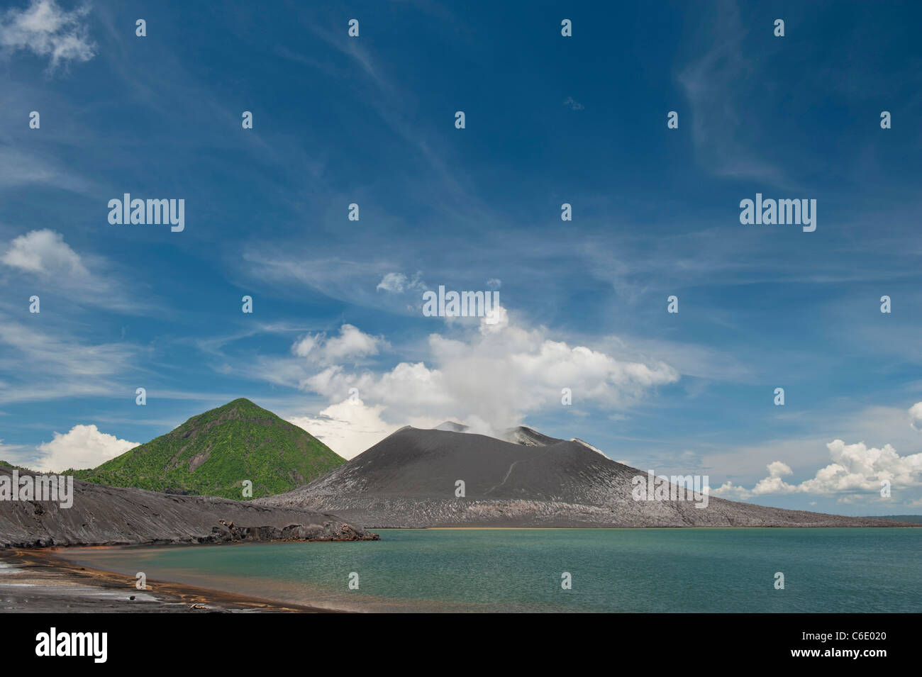 Tavurvur Active Volcano Erupting Steam, Smoke and Ash. Rabaul, East New ...
