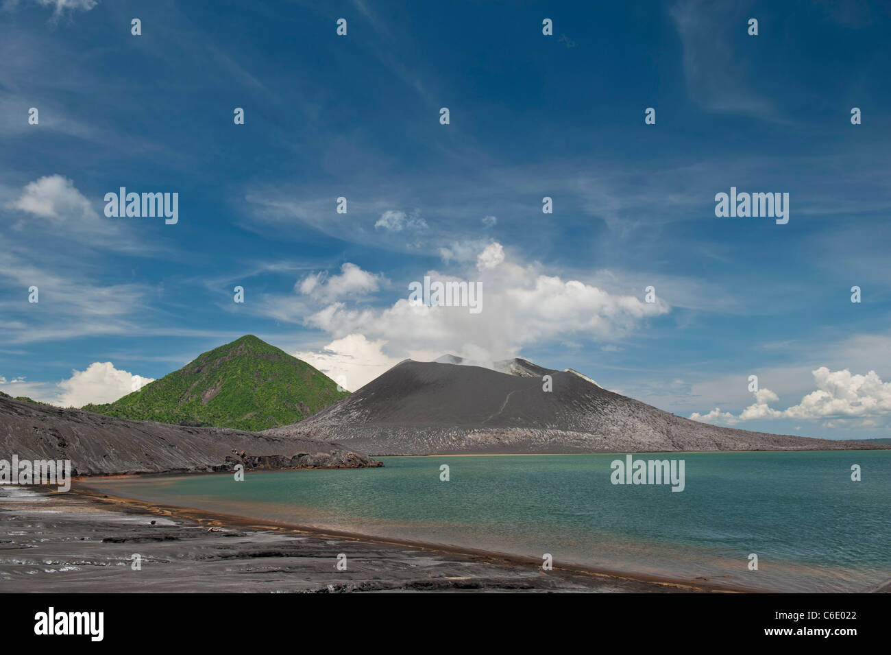 Tavurvur Active Volcano Erupting Steam, Smoke and Ash. Rabaul, East New ...