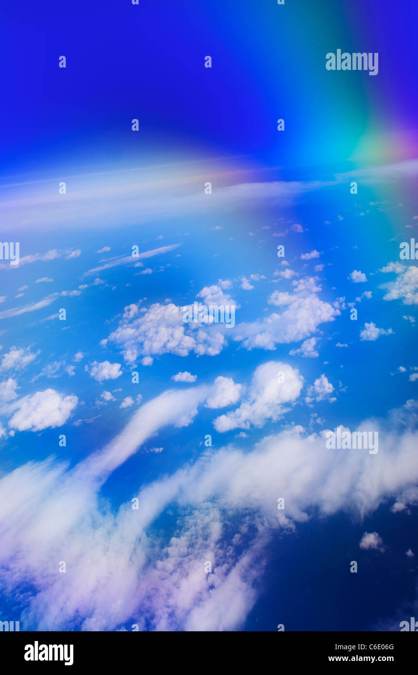 Aerial view of clouds and the sea hi-res stock photography and images ...