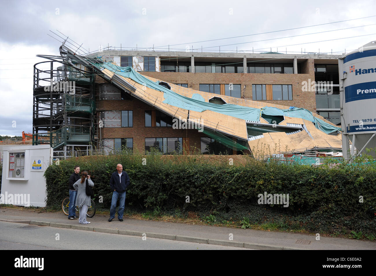 Construction site accident Four construction workers were injured at ...
