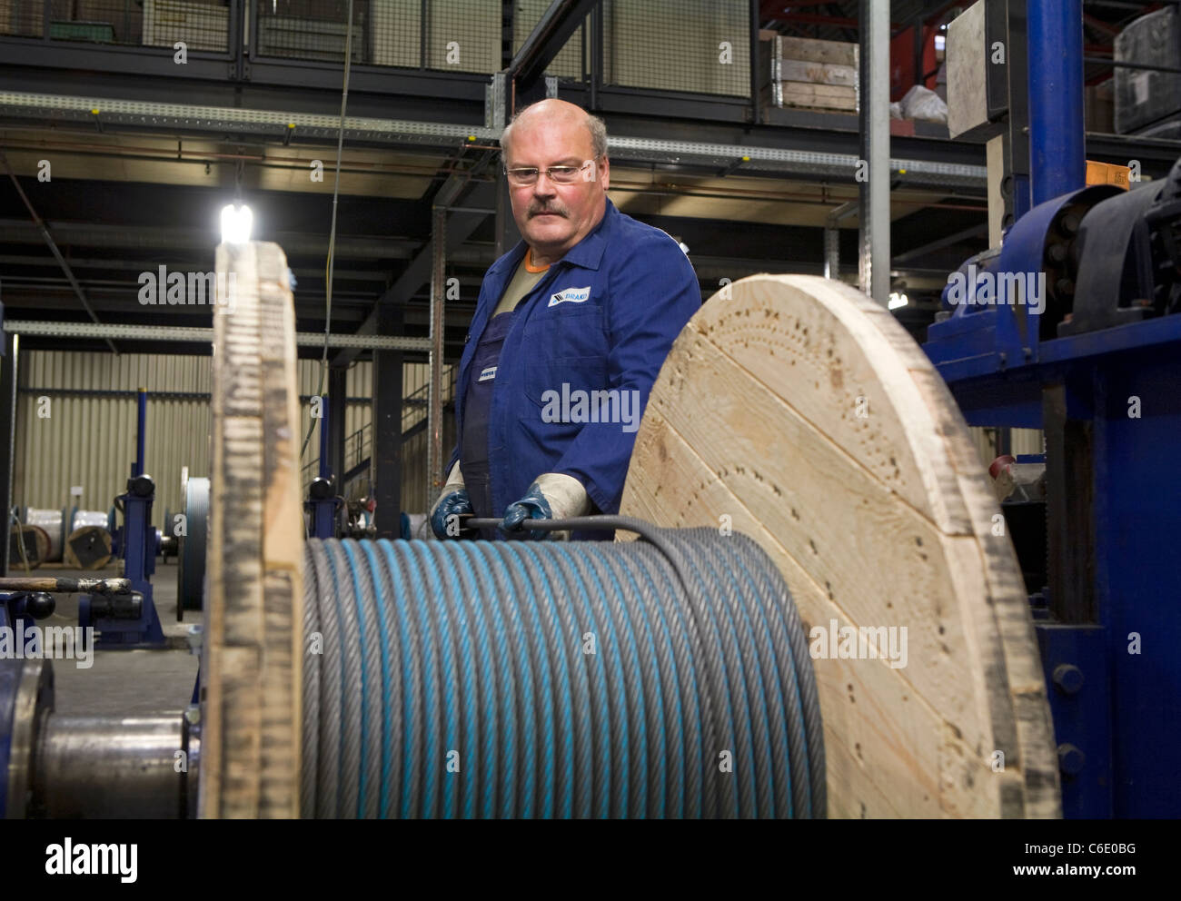 Pfeifer Drako wire rope factory, Muelheim an der Ruhr, Germany Stock ...