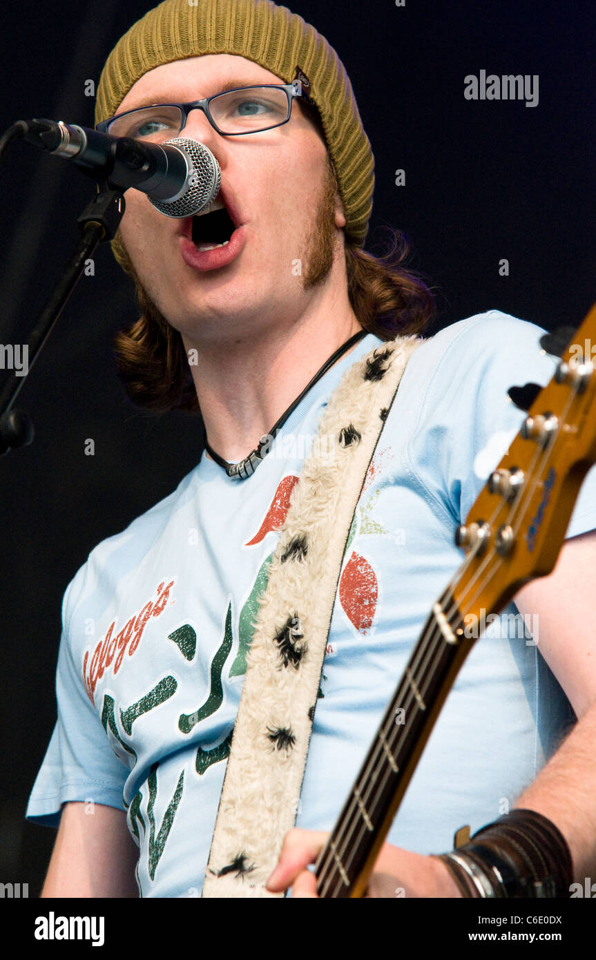 Scouting for Girls on stage Stock Photo - Alamy