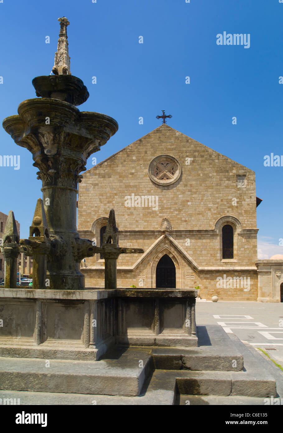 Greece, Rhodes, Church of the Annunciation Stock Photo - Alamy