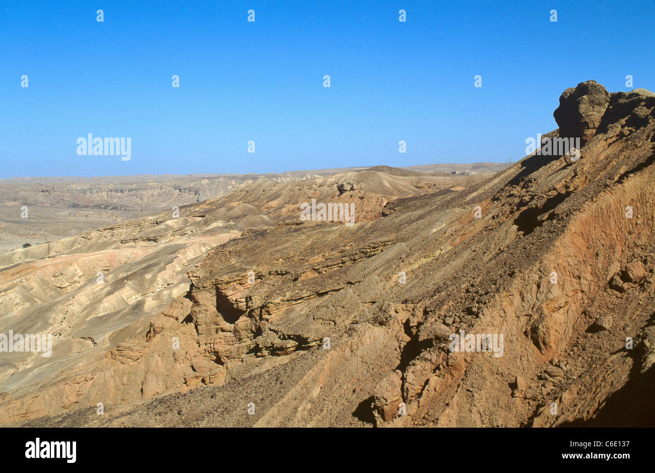 Mountain range, Negev Desert, Israel Stock Photo - Alamy