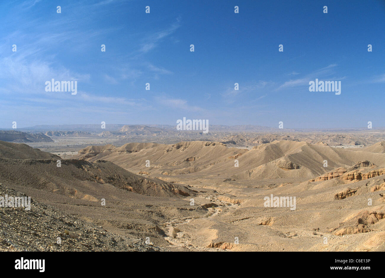 Mountain range, valley Negev Desert, Israel Stock Photo - Alamy