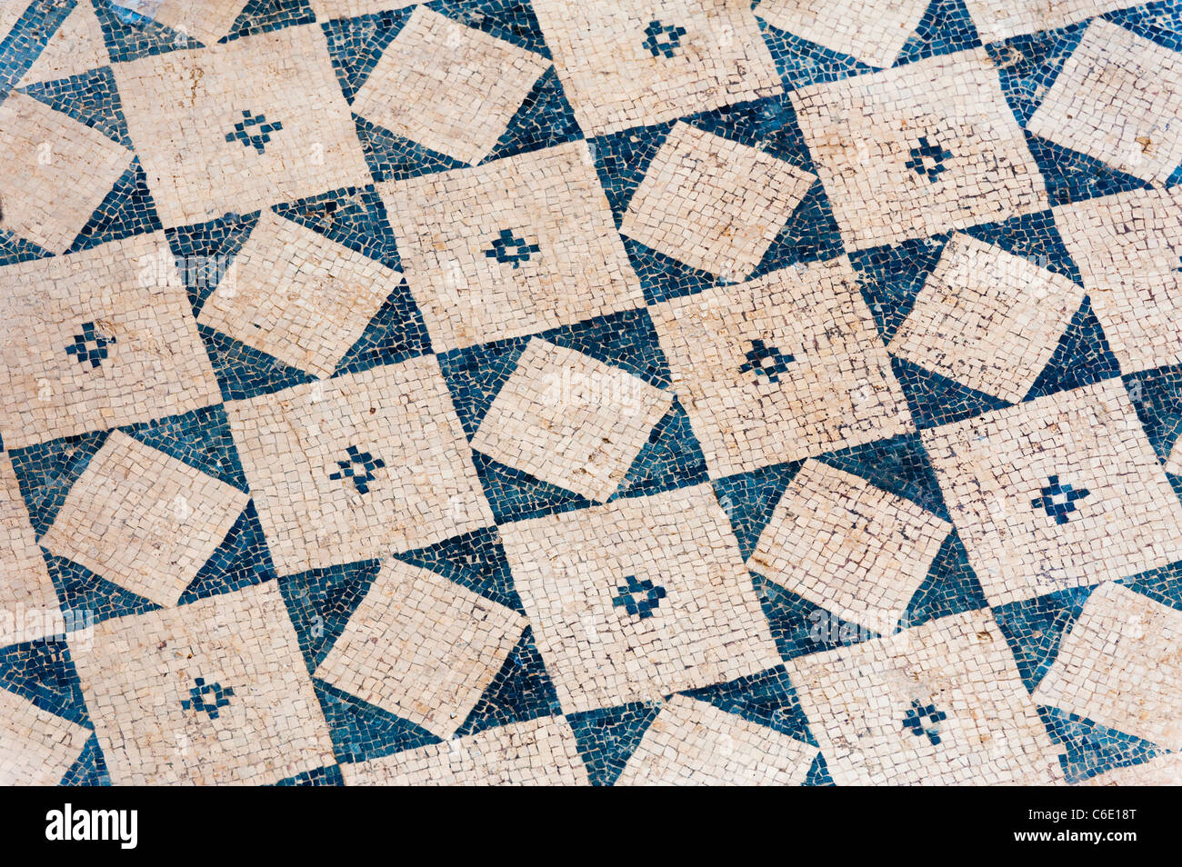 Turkey, Ephesus, Private house floor mosaic pattern Stock Photo - Alamy