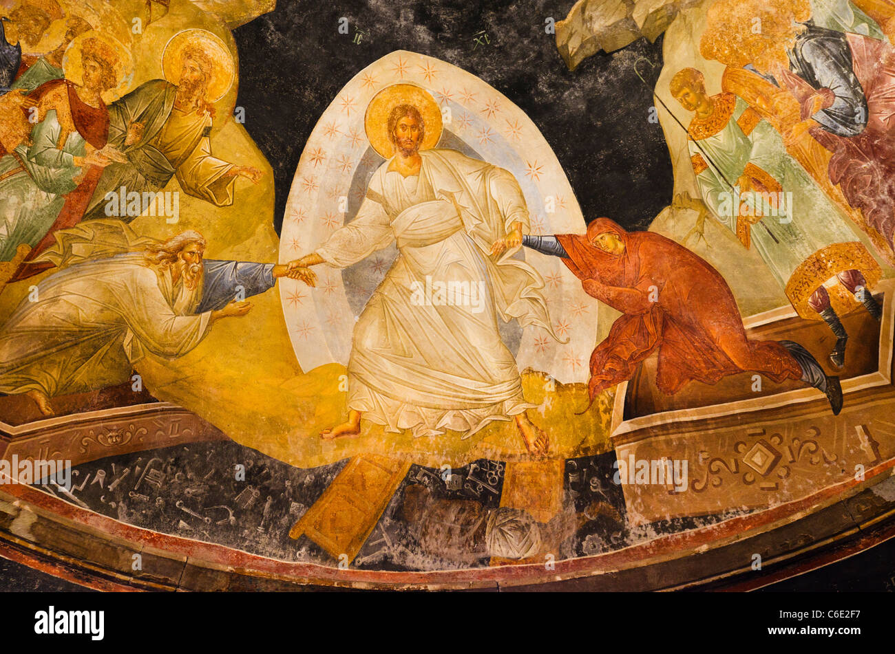 Jesus christ fresco hi-res stock photography and images - Alamy