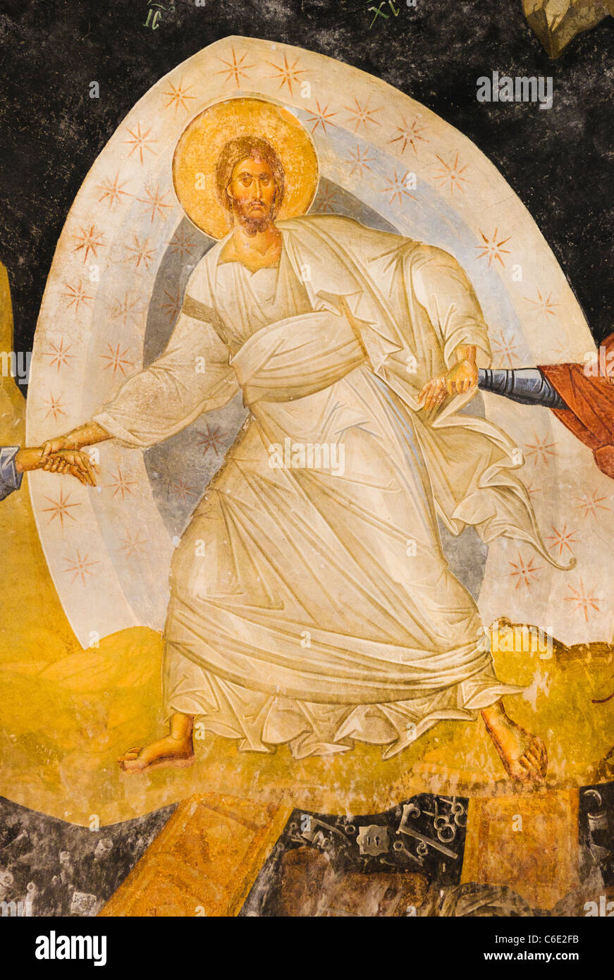 Turkey, Istanbul, Kariye Museum, Jesus Christ, fresco Stock Photo - Alamy