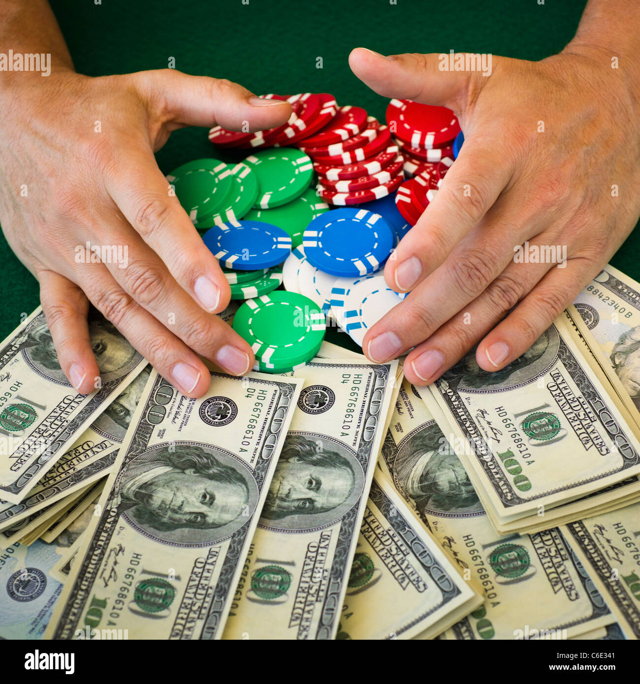 Grabbing chips hi-res stock photography and images - Alamy