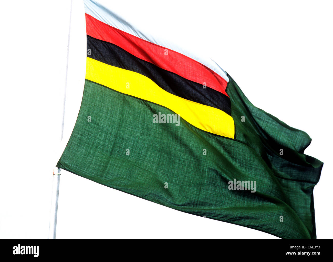 English flag flying Cut Out Stock Images & Pictures - Alamy