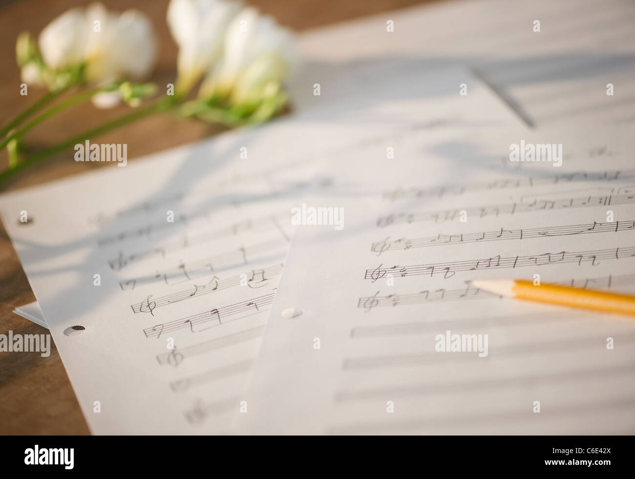 Close Up Sheet Music High Resolution Stock Photography and Images - Alamy