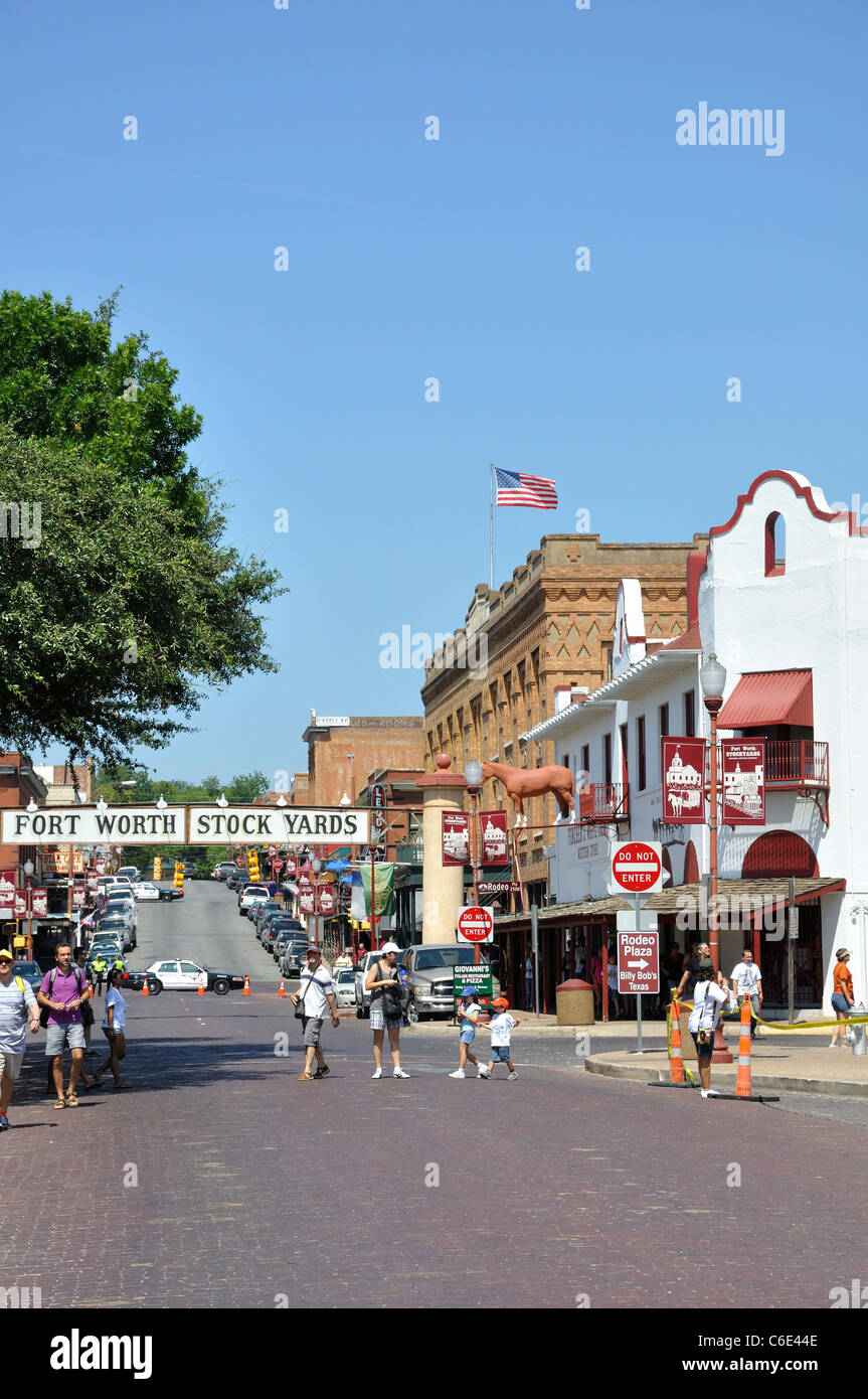 Stockyards, Fort Worth, Texas, USA Stock Photo - Alamy