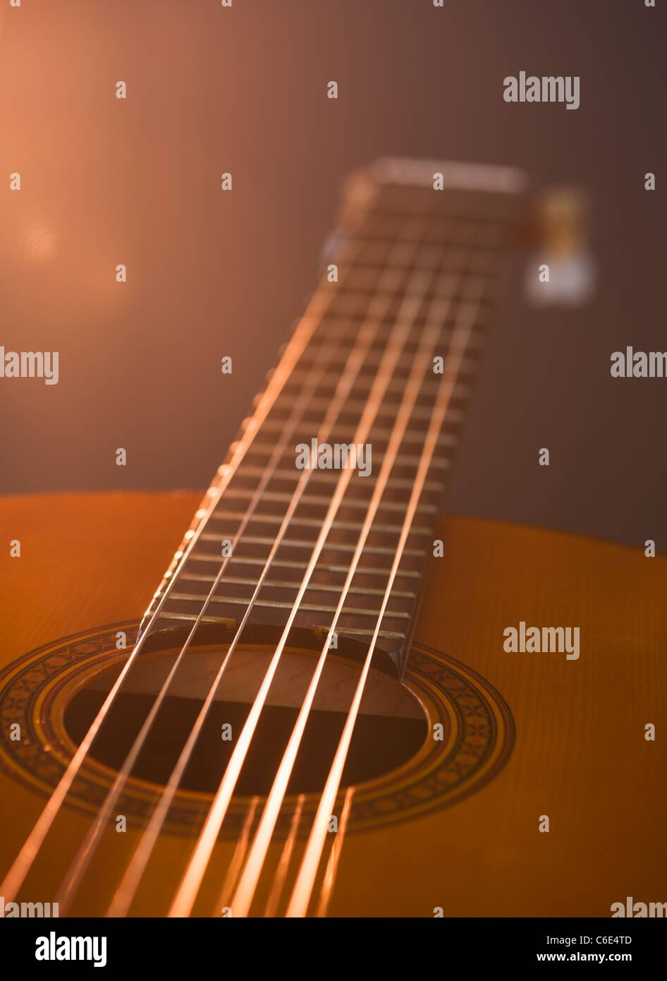 Close up of acoustic guitar Stock Photo - Alamy