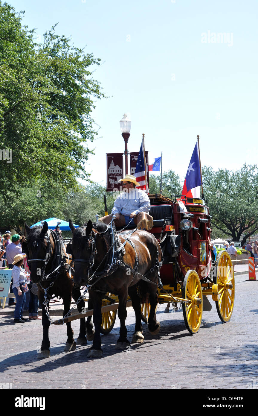 Parade cowboys wagon hi-res stock photography and images - Alamy