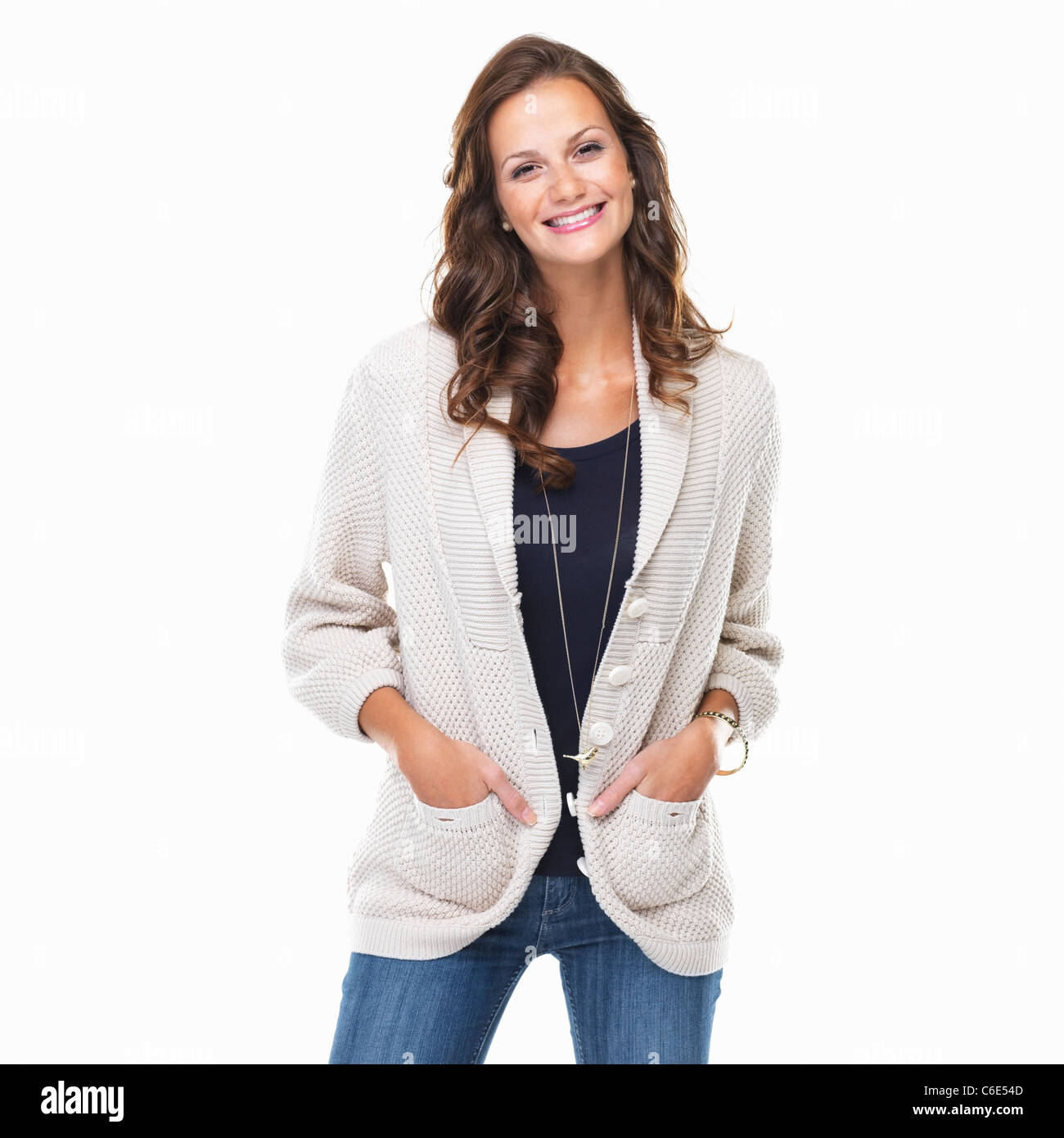 Hands in pockets style Cut Out Stock Images & Pictures - Alamy