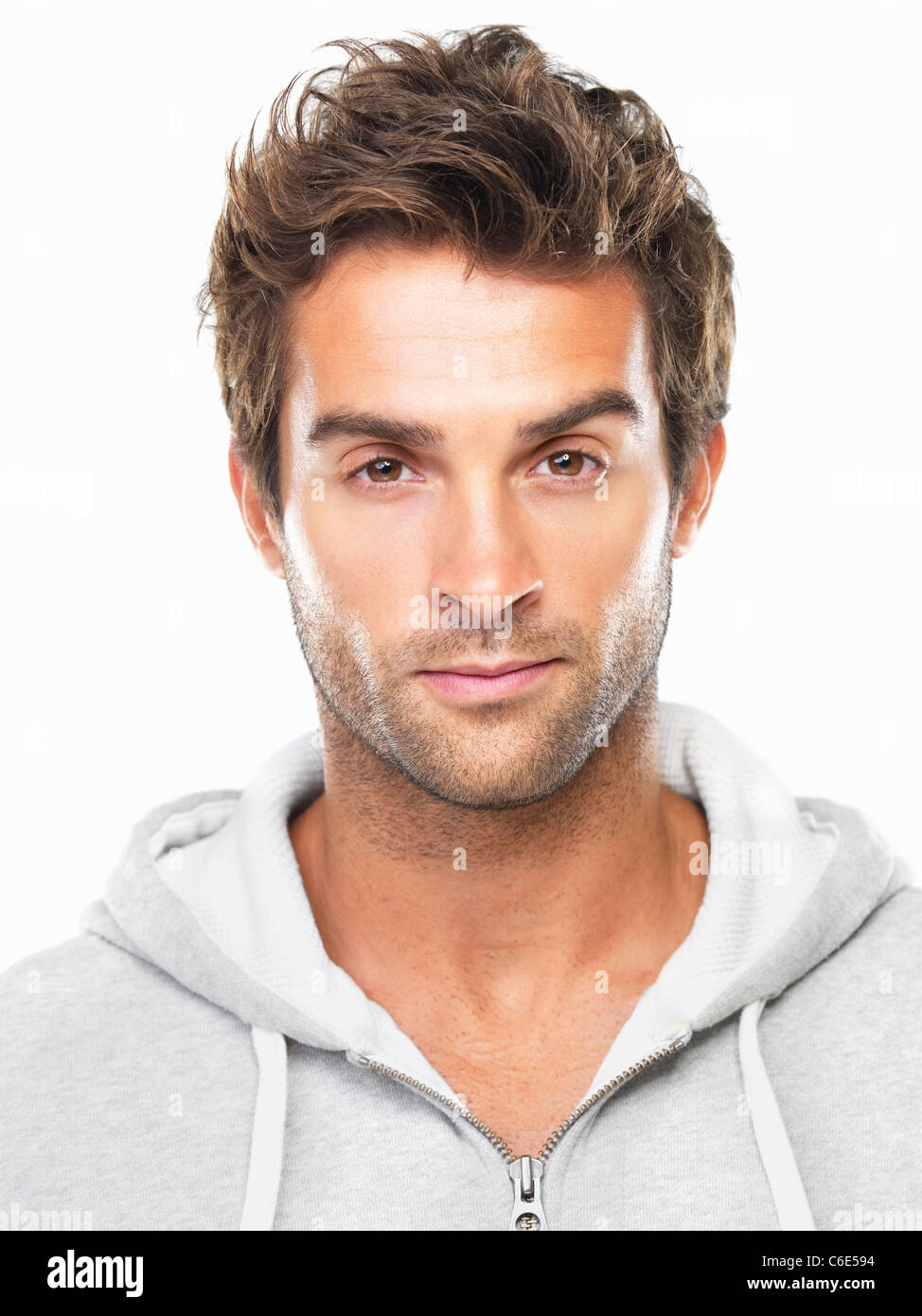 Portrait of confident young man Stock Photo - Alamy