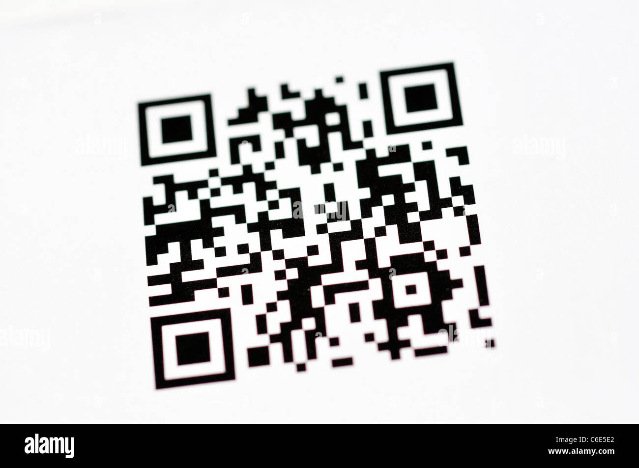 QR Quick Response code Stock Photo - Alamy