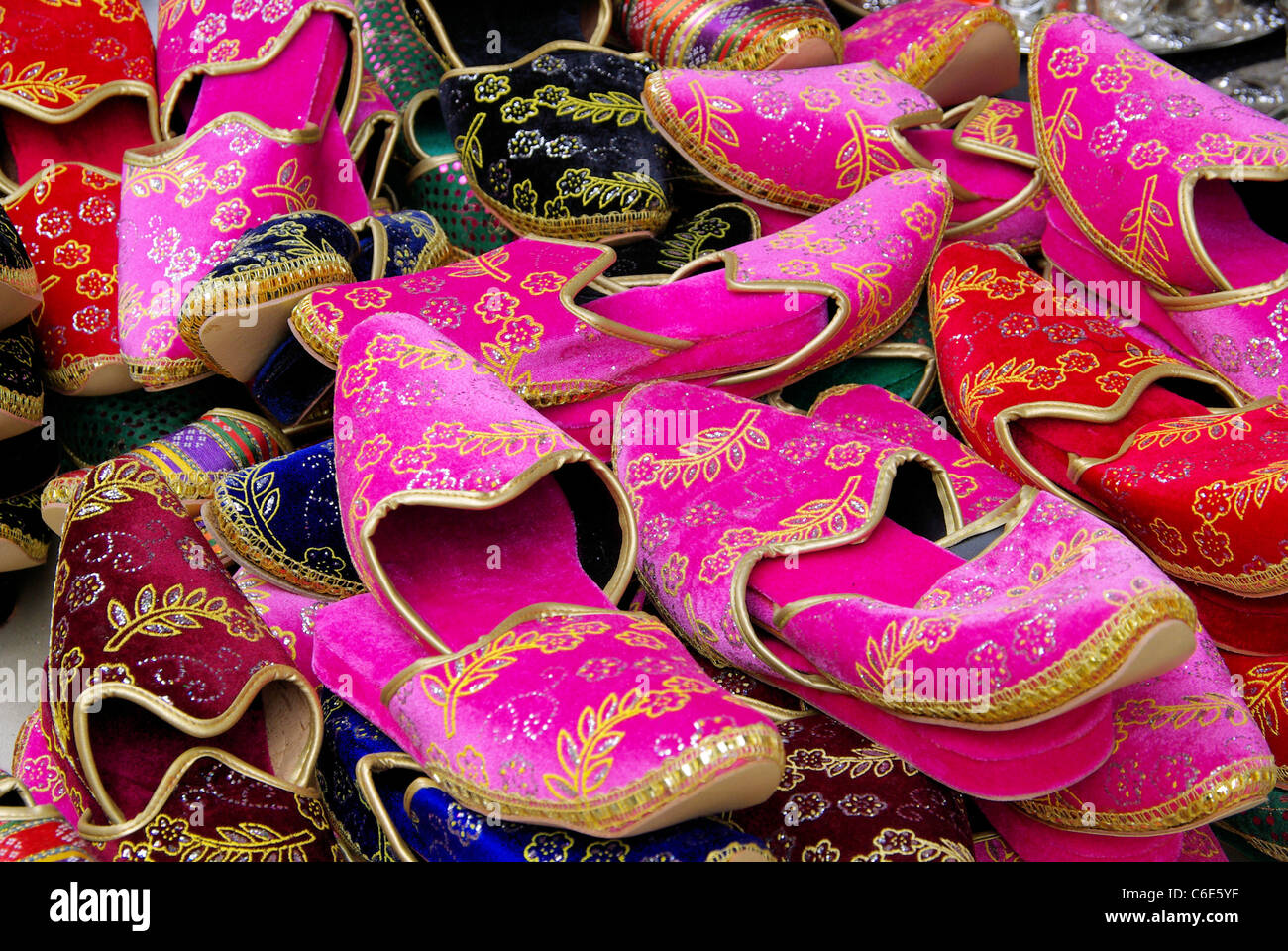 Traditional arabic slippers shoes hi-res stock photography and images ...