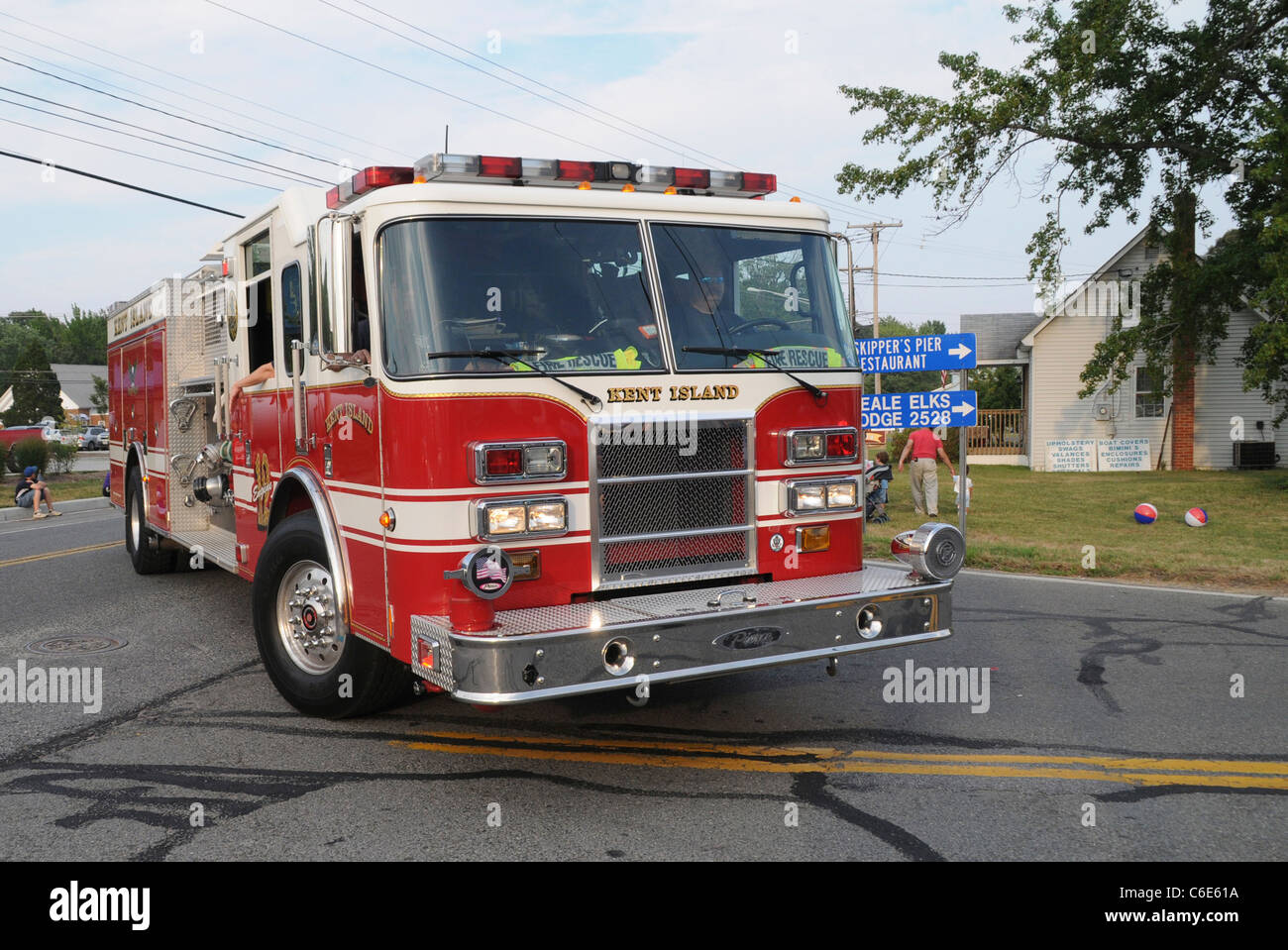 Maryland fire truck hi-res stock photography and images - Alamy