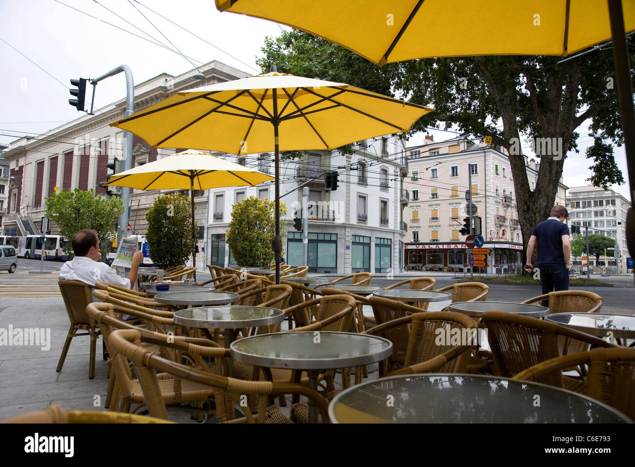 Café remor geneva hi-res stock photography and images - Alamy