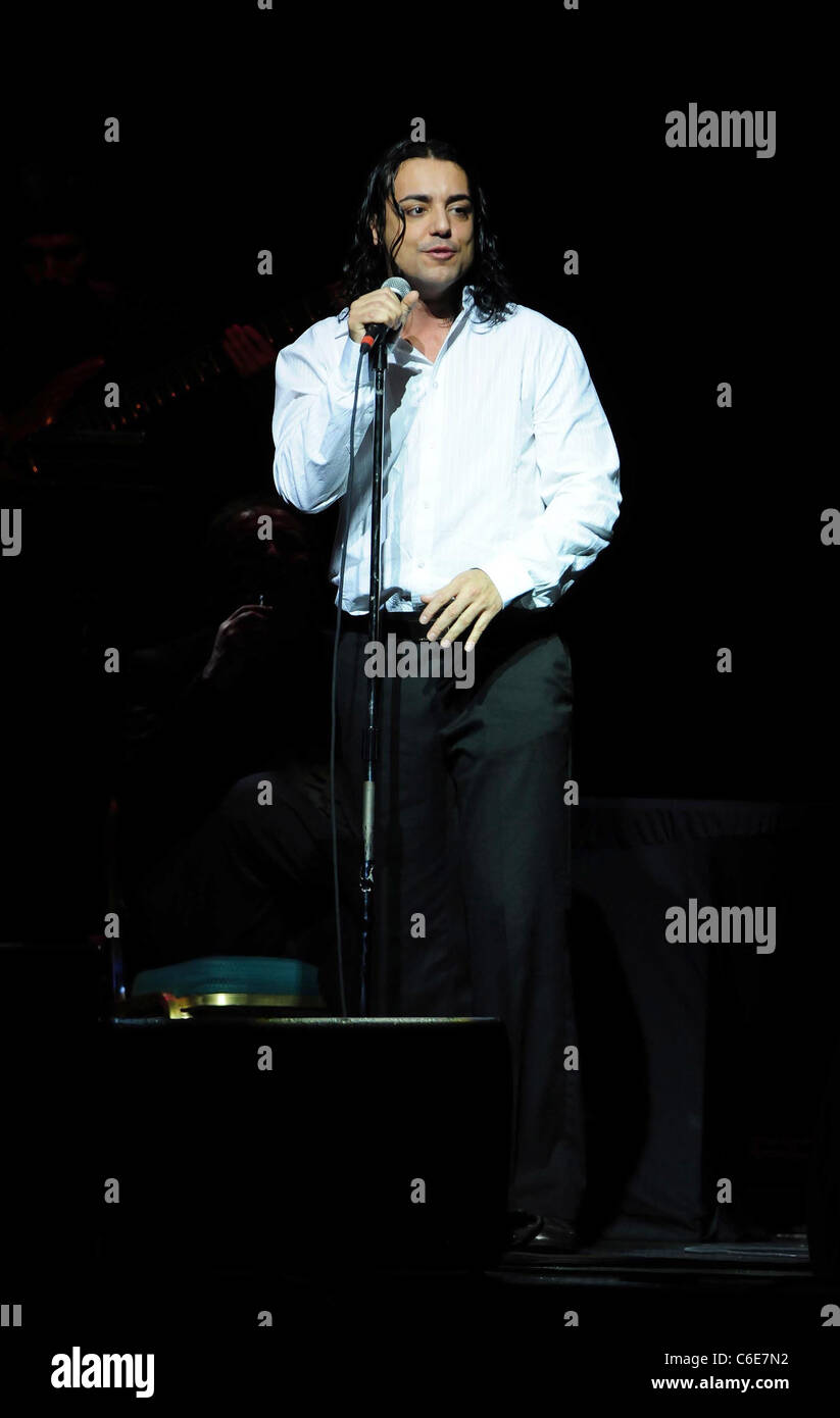 Spanish singer Jordi performs with his father Dyango at the James L ...