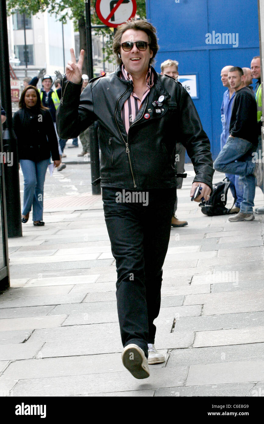 Jonathan ross outside the bbc radio 2 studios london hi-res stock ...
