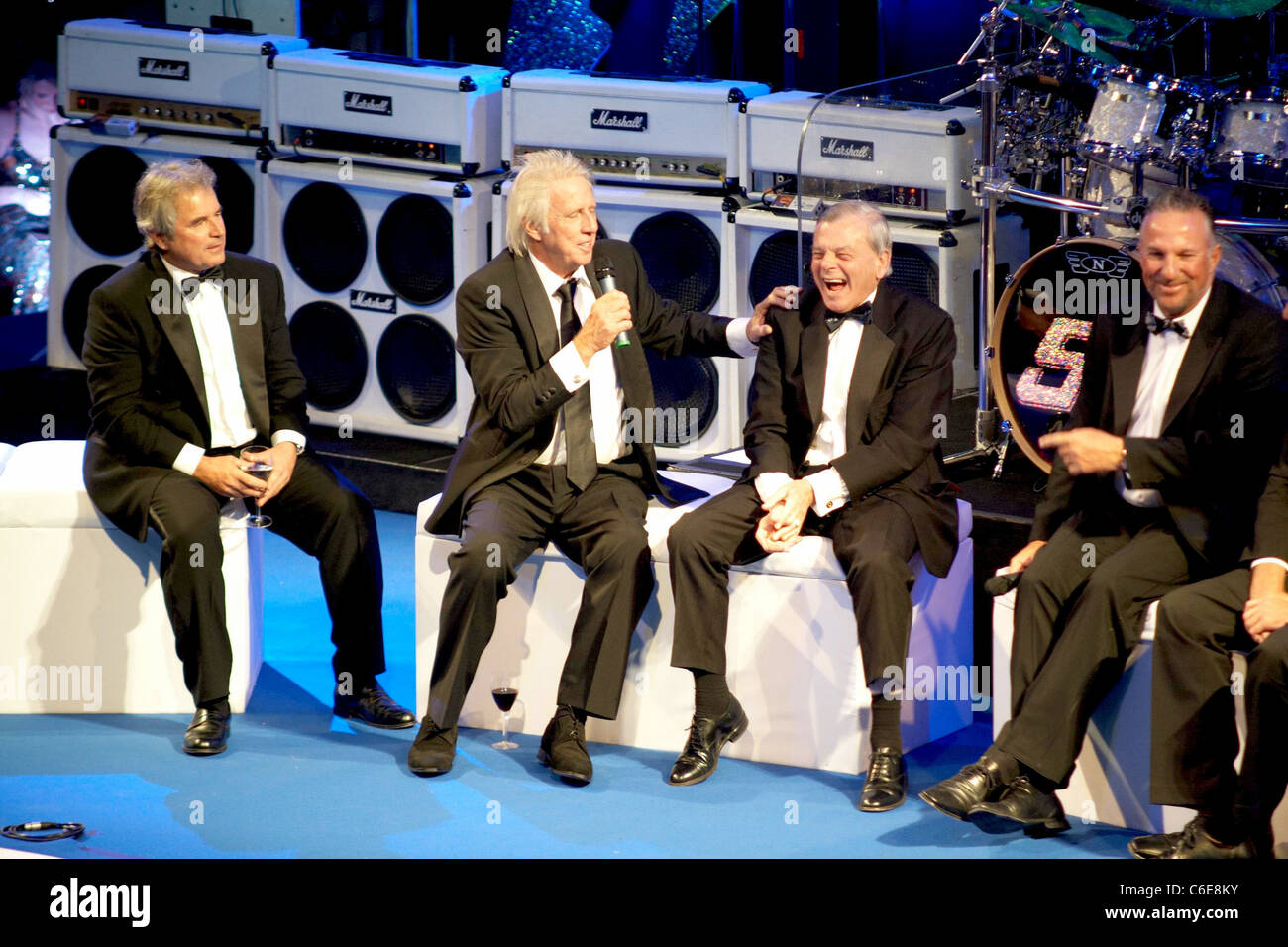 Alan Lamb, Jeff Thomson, Dickie Bird and Sir Ian Botham Nick Hancock ...