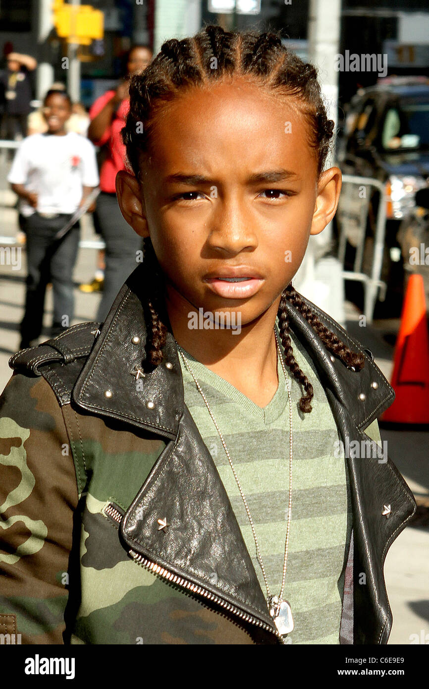 Jaden Smith Celebrities at the Ed Sullivan Theater for the 'Late Show ...