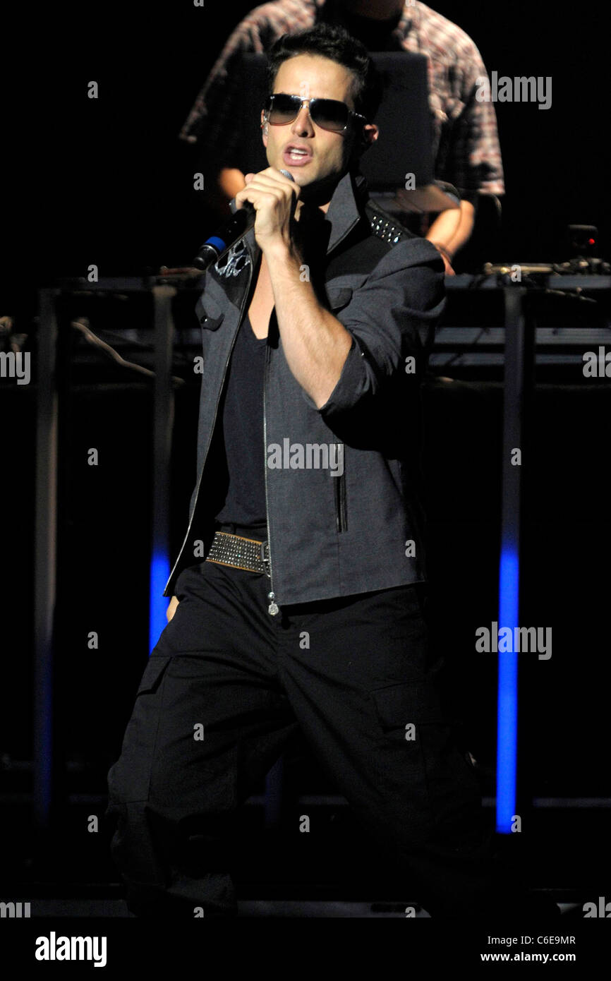 Joey McIntyre New Kids on The Block performing live on stage during ...