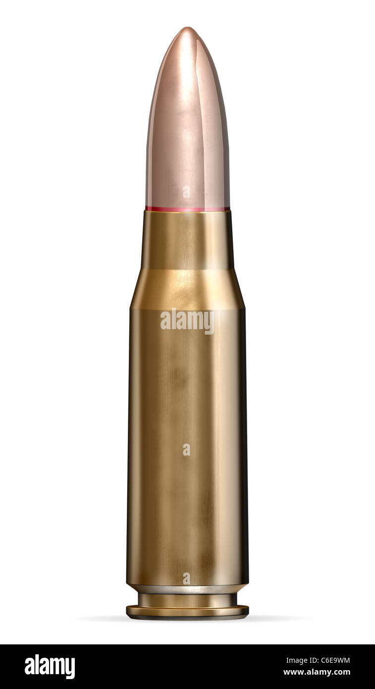 3d rendering bullet Cut Out Stock Images & Pictures - Alamy