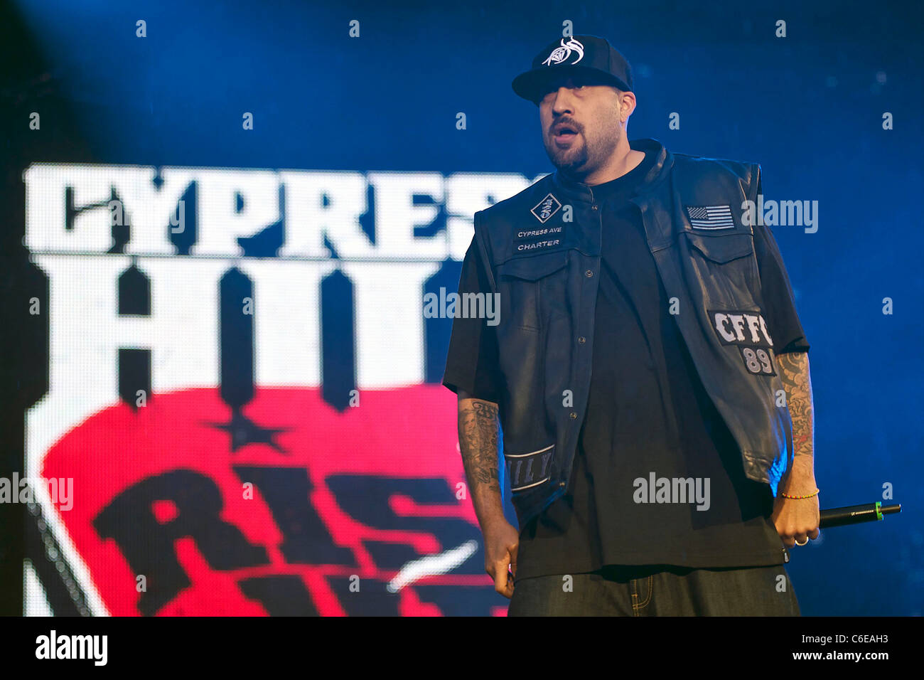 B-Real Cypress Hill performing live in concert during the Rock in Rio ...