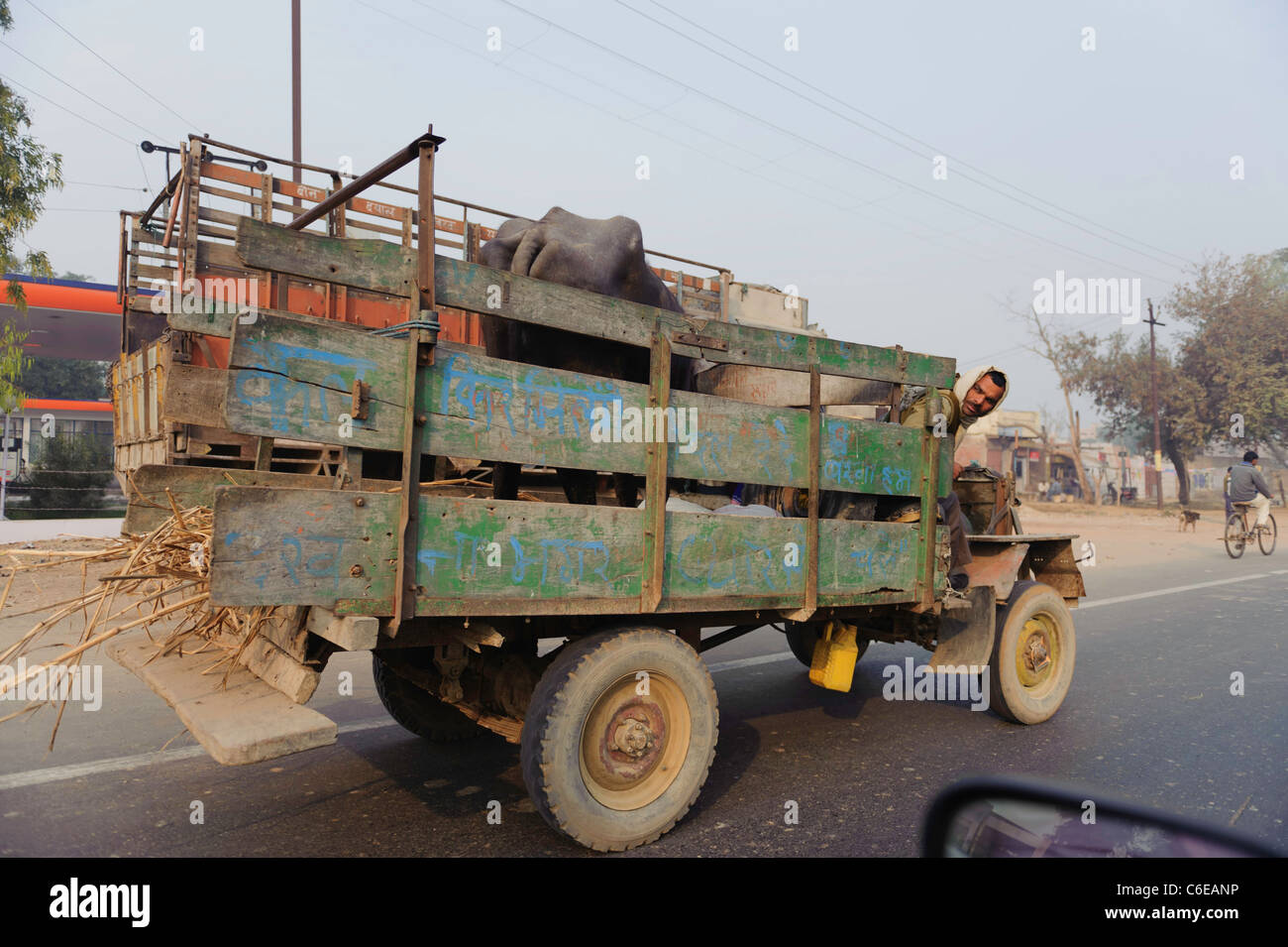Delhi india road not rickshaw hi-res stock photography and images - Alamy