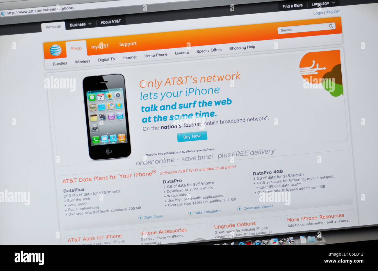Att website hi-res stock photography and images - Alamy