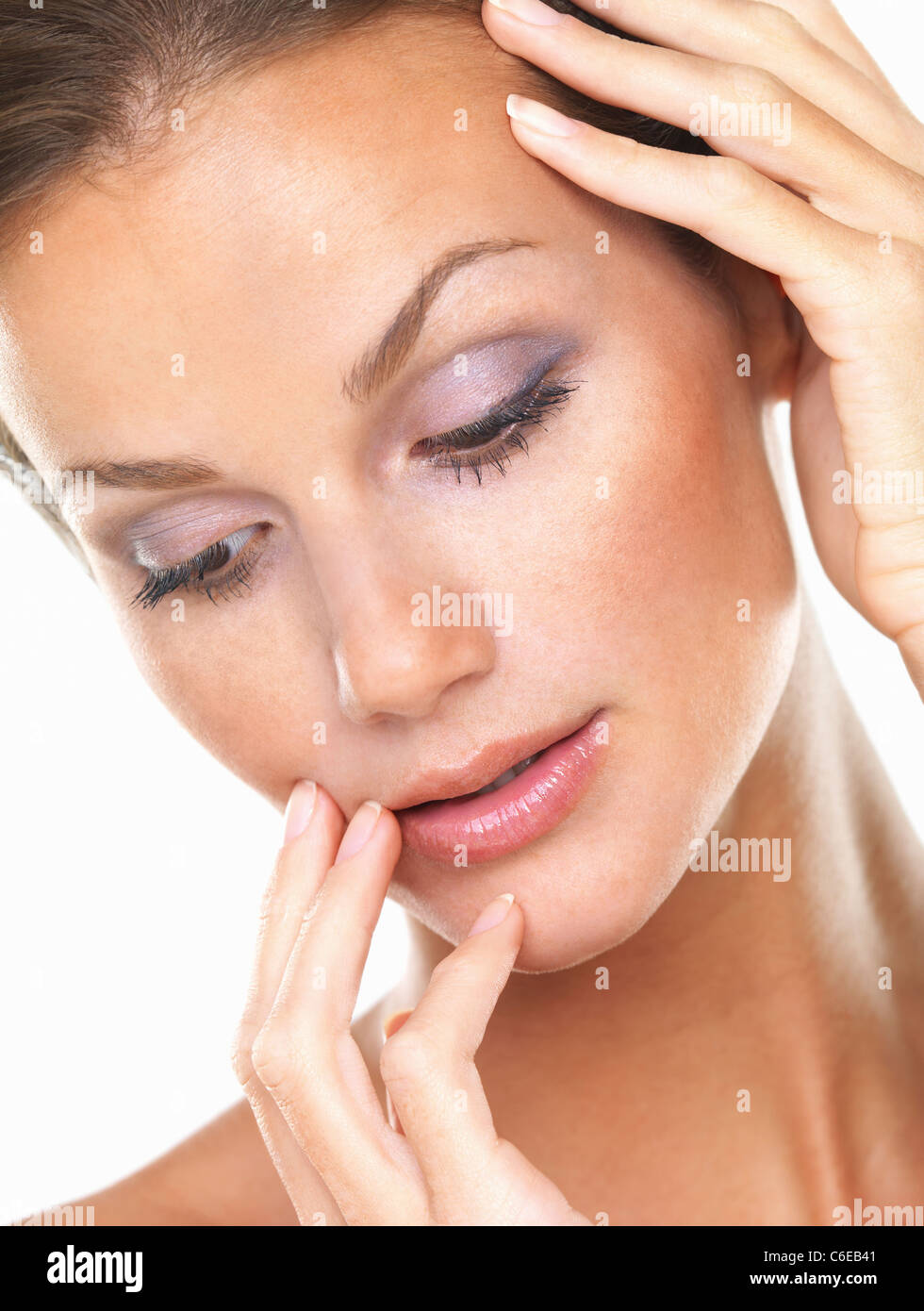 Woman portrait beauty beautiful Cut Out Stock Images & Pictures - Alamy