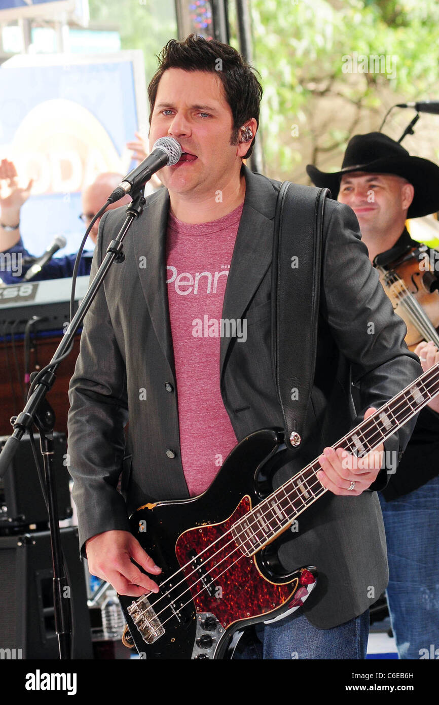Jay DeMarcus Rascal Flatts perform on NBC's 'Today' in Rockefeller ...