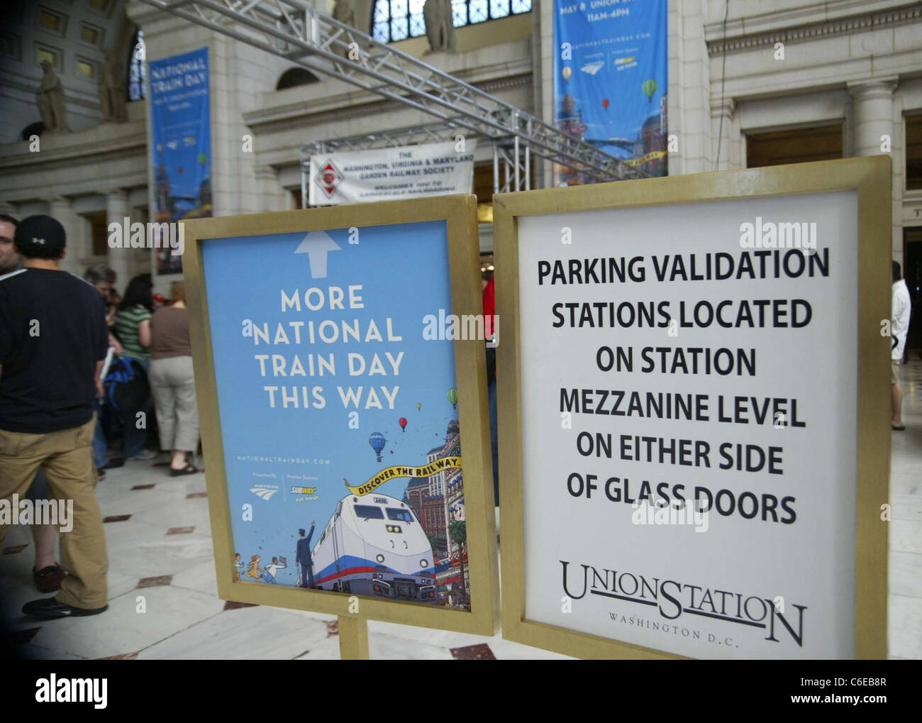 Atmosphere at Amtrak's Third Annual 'National Train Day' celebrating ...