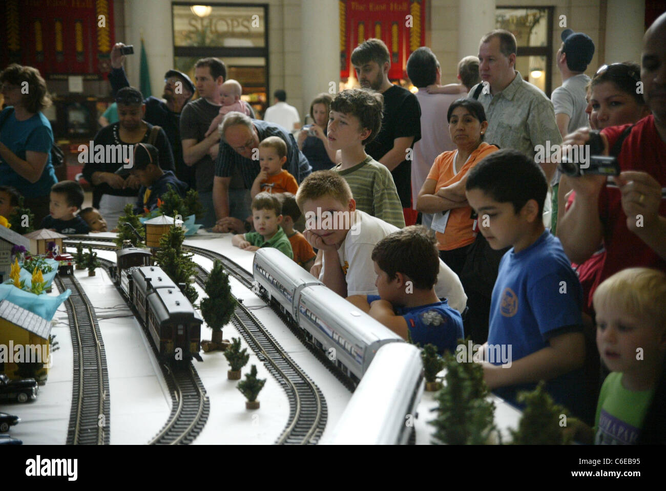 Atmosphere at Amtrak's Third Annual 'National Train Day' celebrating ...