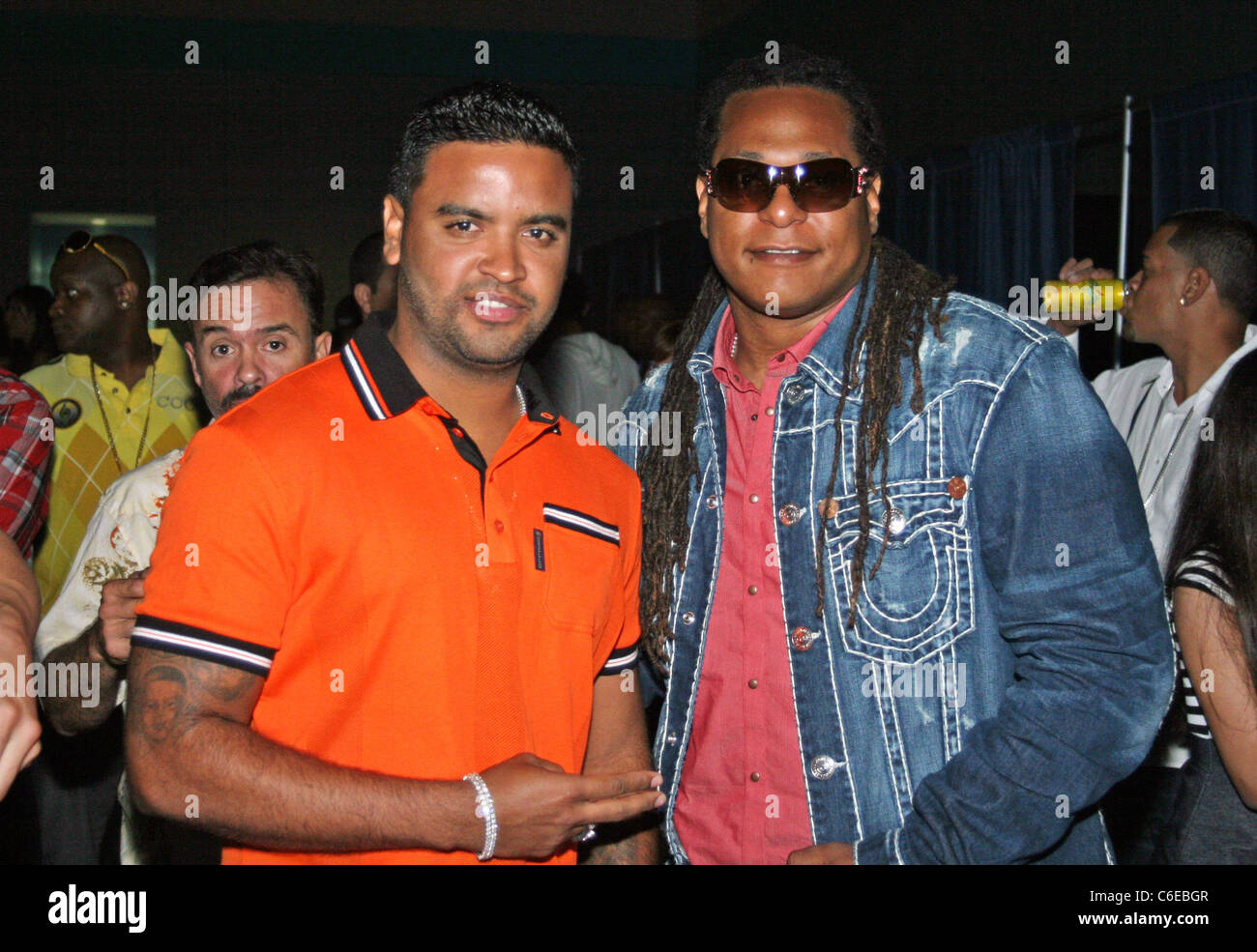 Zion and Lennox Various artists perform at 'Music Hall Reggaeton ...