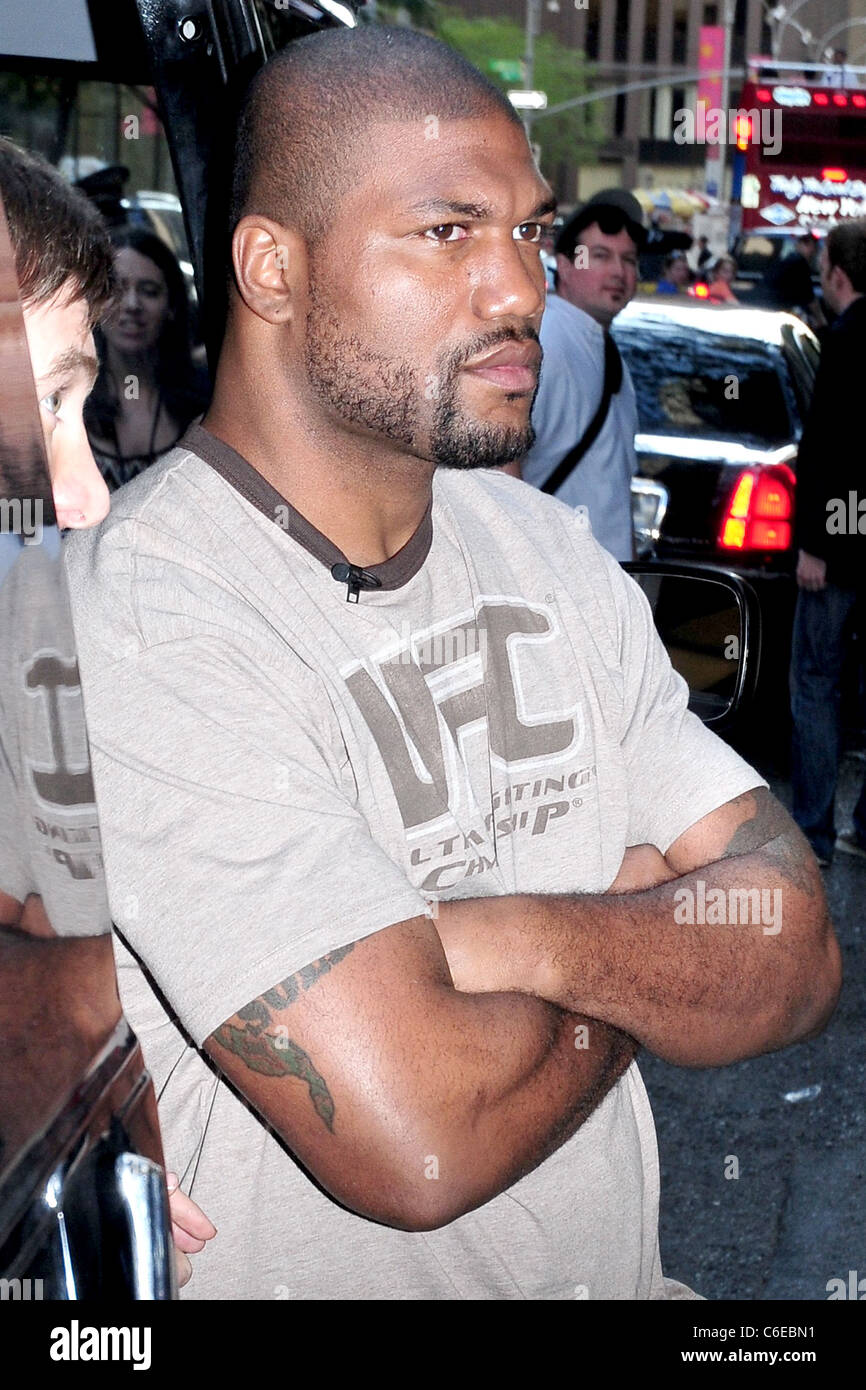 Quinton Jackson aka Rampage Jackson Celebrities outside the NBC studios ...
